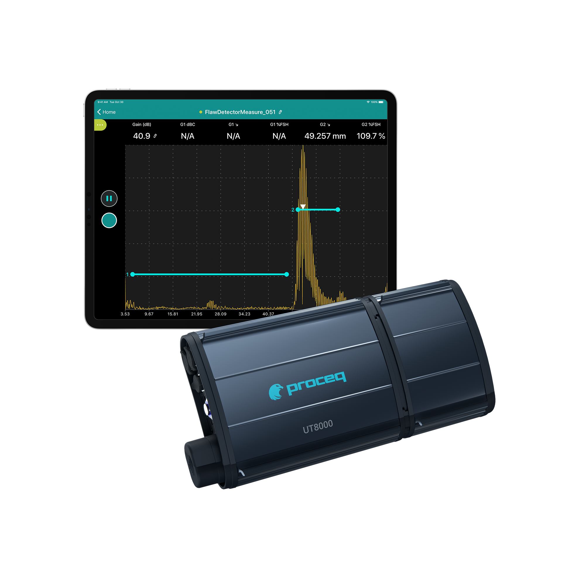 Portable Ultrasonic Pulse Echo | Pundit PD8050 Array